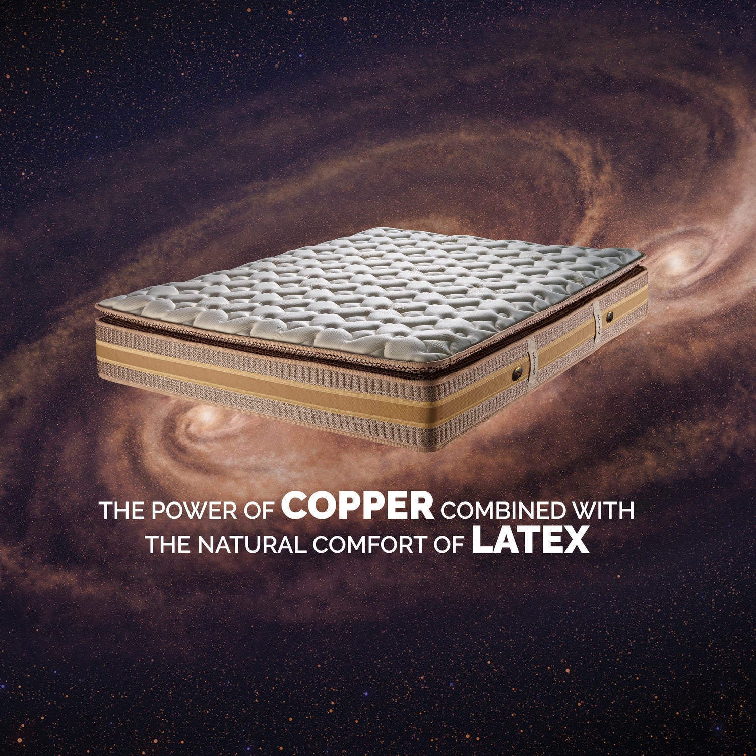 Buy Cosmos Anti Microbial Copper Infused Pocketed Spring Mattress ...