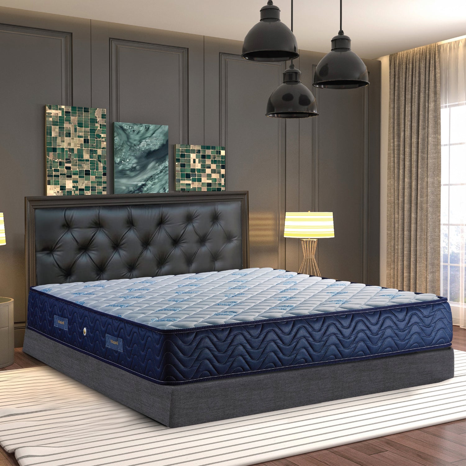 Buy Luxurio Premium Comfort Pocketed Spring Mattress Online In India ...