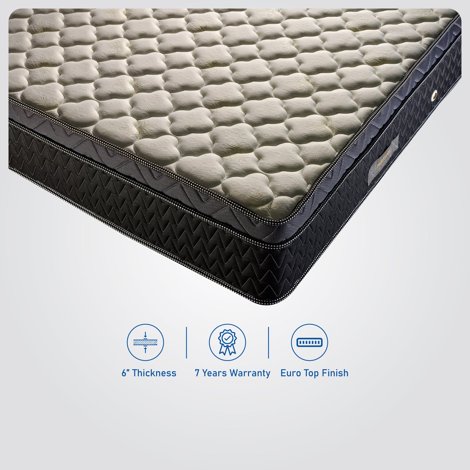 Buy Majestic ET - Superior Comfort Foam Mattress with Euro Top Finish ...