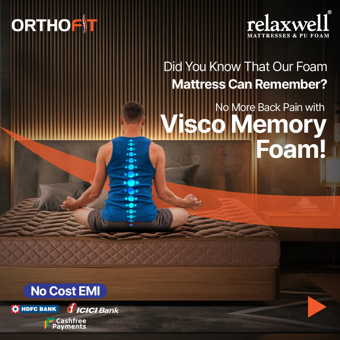 Buy Orthopedic Full Body Support Coir and Memory Foam Mattress Online ...